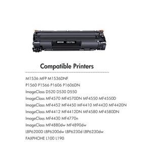 78A Toner Cartridge 4-Pack Compatible Replacement for HP 78A CE278A Toner Cartridge for HP M1536dnf MFP P1606dn P1606 P1566 P1560 M1536 Printer Toner Black