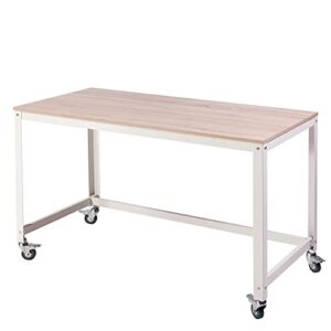 onespace loft writing, light oak desk