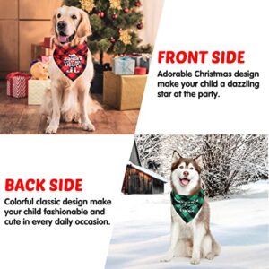 COLUANS Dog Bandanas Christmas Bandanas Dog Christmas Stocking Bandanas Classic Triangle Xmas Thanksgivng Pet Scarf Bibs Kerchief Holiday Birthday Decoration for Small to Large Puppy Dogs Cats