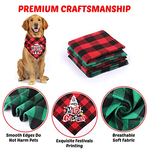 COLUANS Dog Bandanas Christmas Bandanas Dog Christmas Stocking Bandanas Classic Triangle Xmas Thanksgivng Pet Scarf Bibs Kerchief Holiday Birthday Decoration for Small to Large Puppy Dogs Cats