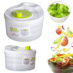 niceeshop capacity 3l salad spinner vegetable washer fruit vegetable bowl salad spinner with cover vegetable, good grips salad spinner, kitchen tool for lettuce dryer salad shooter small salad spinner