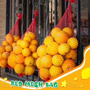 600 Pieces Reusable Mesh Bags Reusable Produce Bags Seafood Boil Bags Onion Bags Vegetable Storage Bags Nylon Mesh Net Bags Storage Poly Bags for Crawfish Shellfish Crab Grocery Toys Fruits, 4 Sizes