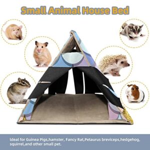 Fish Mermaid Scale, Guinea Pig Hideout for Small Animal Hamster Gerbils Chipmunks Squirrels Hedgehogs Guinea Pig Bed