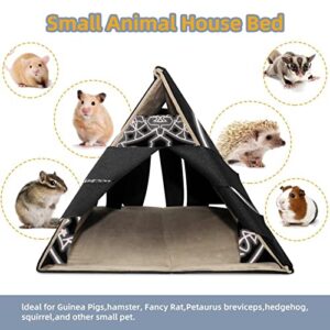 Magic Pattern, Hamster House Habitat Bed for Small Animal Hamster Gerbils Chipmunks Squirrels Hedgehogs Guinea Pigs Habitat Decor