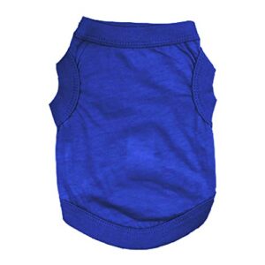 Pet Pullover Tshirt Puppy Dogs Cat Costume Doggies Hoodie Sweatshirt Soft Fleece Vest Small Dog Jacket Pet Dog Clothes Blue XXX-Large