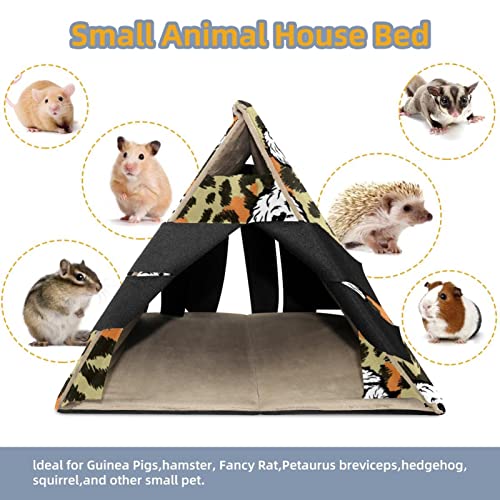 Dog Leopard, Guinea Pig Hideout for Small Animal Hamster Gerbils Chipmunks Squirrels Hedgehogs Guinea Pig Bed