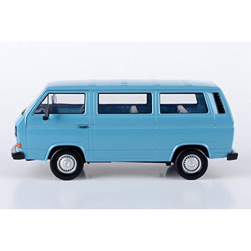 VW Type 2 (T3) Van Blue Timeless Legends Series 1/24 Diecast Model Car by Motormax 79376