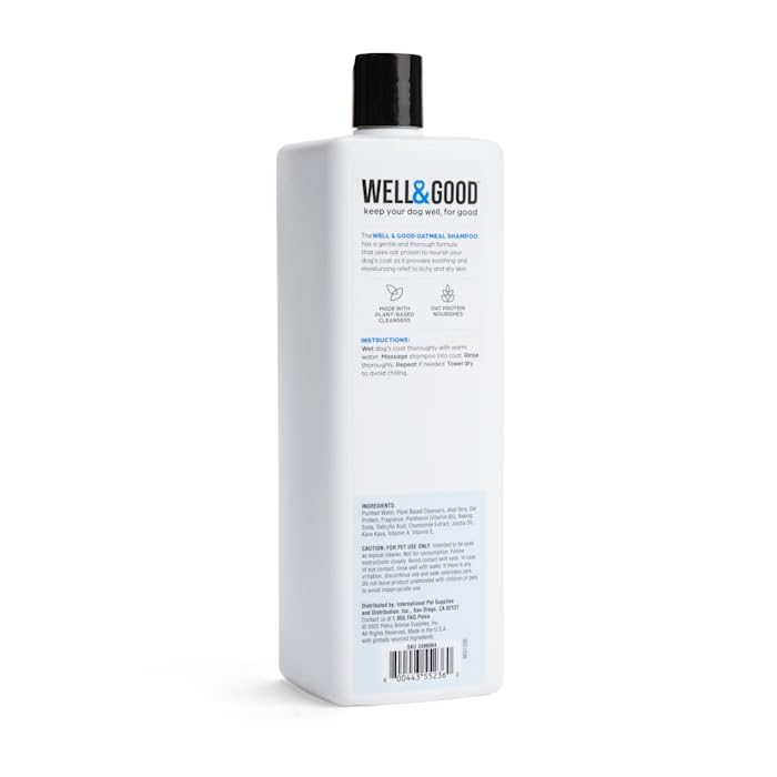 Well & Good Oatmeal Dog Shampoo, 32 fl. oz.