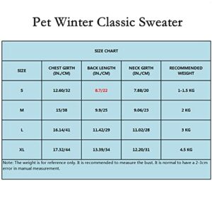 apott Classic Dog Sweater with Socks 3PCS Warm Pet Pullover Stretchy Knitwear Clothes for Small Cat Puppy Chihuahua Sphynx Hairless (XL, Blue+Dark Blue+Grey)