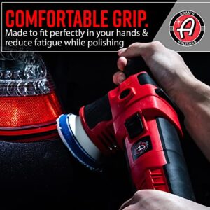 Adam’s SK Pro 12mm Car Polisher Kit (10 Item) - Professional Dual Action Polisher for Car Detailing - Paint Correction, Waxer Buffer DA Polisher - Variable Speed Car Polisher System