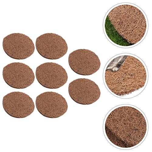 YARNOW Pet Supplies 24pcs Birds Small Liners and Breeding Animals Parrots Materials Liner Nesting Classic Mats Pad Vintage Natural Substrate Practical Brown Size Hut Pigeon Premium Glass Animals