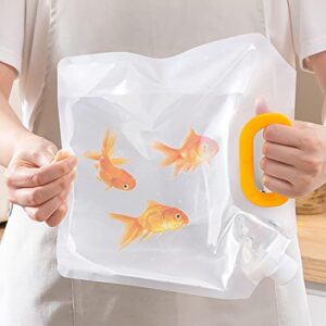 XIYAO 10 pack Grain Sealed Moisture-Proof Storage ,Washable Stand Up Food Storage Pouches ，Resealable Odor-Resistant Packaging Bags, Transparent Grain Storage Suction Bags with Funnel.