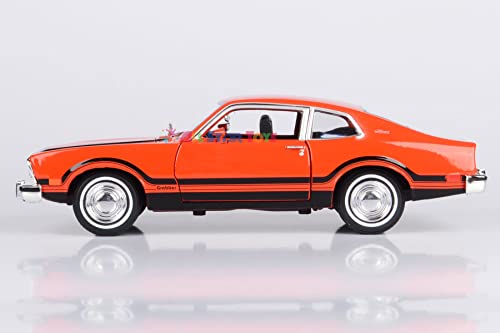 1974 for Ford Maverick Grabber Orange 1/24 DIECAST Model CAR by Motormax Forgotten Classics Series 73332 79043