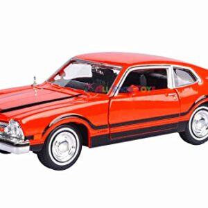 1974 for Ford Maverick Grabber Orange 1/24 DIECAST Model CAR by Motormax Forgotten Classics Series 73332 79043