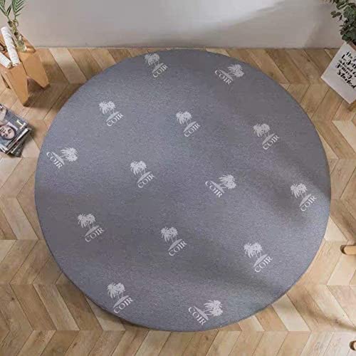 Necoxiuer Thicken Round Bed Mattress, Firm Feel Floor Tatami Mat Padded Memory Foam, Removable & Washable Sleeping Pad Futon Breathable Mattress Pad Floor Bed (Size : 200cm, Thickness : 10cm)