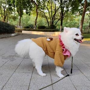 YiQ RiC Christmas Dog Clothes Dog Christmas Jacket Dog Cold Weather Coats New Year Clothes for Dog Pet Shirt Cat Shirt Breathable Puppy Vest Printed Snowman Reindeer Santa Claus Soft Outfit