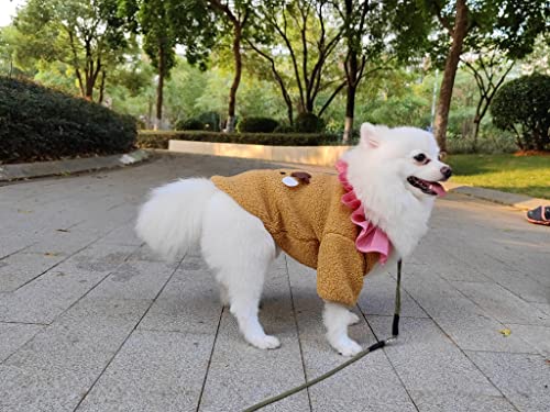 YiQ RiC Christmas Dog Clothes Dog Christmas Jacket Dog Cold Weather Coats New Year Clothes for Dog Pet Shirt Cat Shirt Breathable Puppy Vest Printed Snowman Reindeer Santa Claus Soft Outfit