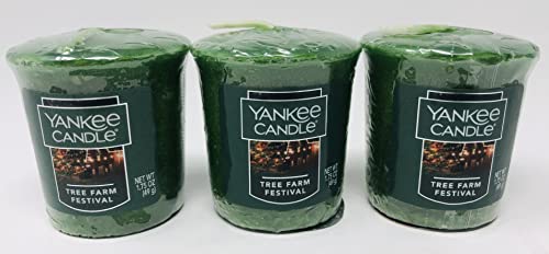 Yankee Candle Tree Farm Festival 3 Pack Votives Candle