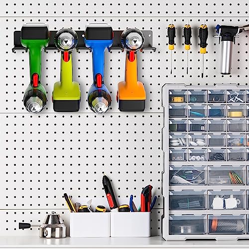 Alitamei Power Tool Organizer 2 PCS Power Drill Organizer Wall Mounted Power Tool Storage Rack for Workshop, Garage Organizer