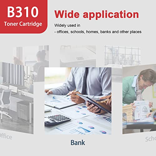 B310 Black Toner Cartridge 006R04376: 1 Pack Standard Capacity 006R04376 Toner Replacement for B305 B310 B315 Printer