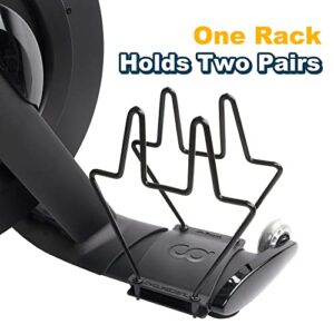 CyclingDeal Shoe Rack Hanger Compatible with Peloton Bike & Bike+ ONLY Shoe Holder - Holds 2 Pairs of Cycling Shoes