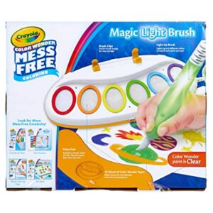 Crayola Color Wonder Magic Light Brush, Mess Free Painting, Gift for Kids, 3, 4, 5, 6