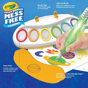 Crayola Color Wonder Magic Light Brush, Mess Free Painting, Gift for Kids, 3, 4, 5, 6