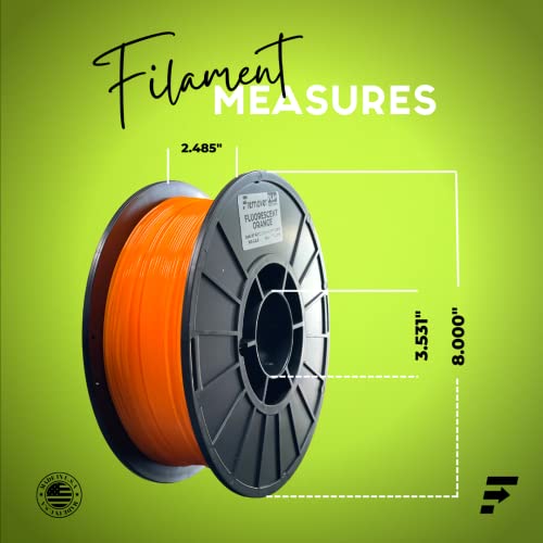 Filament 1.75mm PLA, 3D Printer Filament, Filament 1 KG Spool, Filament Dimensional Accuracy 0.03 mm, Filament PLA, 3D Printing Filament, 3D Filament (Black)