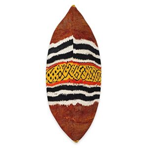 Australian Aboriginal Art Aboriginal Art Australian Indigenous Painting Traditional Throw Pillow, 18x18, Multicolor