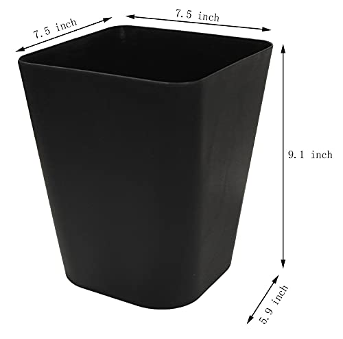 XIAOXGXF 2 Pcs 1.6 Gallon Small Trash Can Mini Wastebasket Garbage Can for Home Kitchen Office Bathroom