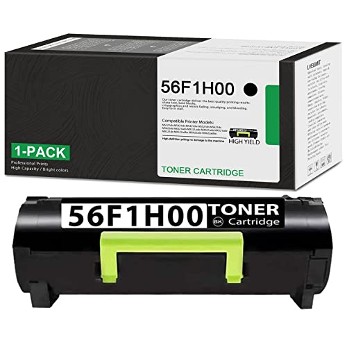 LVE 56F1H00 High Yield Toner Cartridge Replacement for Lexmark 56F1H00 MS321dn MS421dn MS421dw MS521dn MS621dn MS622de MX321adn MX521de MX522adhe MX622ade MX622adhe Printer, 1 Pack Black.