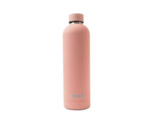 insulated stainless steel water bottle, aiveh, bottle water, tea, coffee, tumbler, leak proof, thermal bottle water, thermos, hot cold bottle, bpa-free bottle water, 24oz, dusty pink