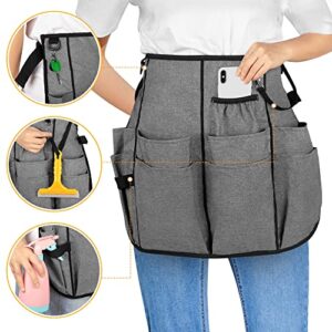 LoDrid Large Wearable Cleaning Caddy Bag and Cleaning Apron for Cleaners & Housekeepers