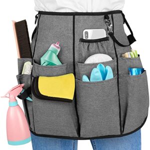 LoDrid Large Wearable Cleaning Caddy Bag and Cleaning Apron for Cleaners & Housekeepers