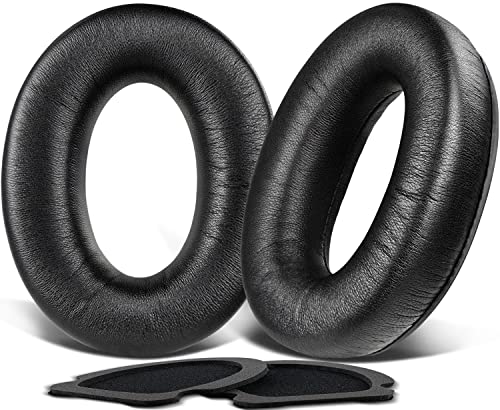 SOULWIT Lambskin Replacement Ear Pads for Bose A20 Aviation Headset, Aviation Headset X A10, Earpads Cushions with Softer Leather, High-Density Noise Isolation Foam - Lambskin