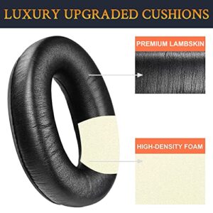 SOULWIT Lambskin Replacement Ear Pads for Bose A20 Aviation Headset, Aviation Headset X A10, Earpads Cushions with Softer Leather, High-Density Noise Isolation Foam - Lambskin