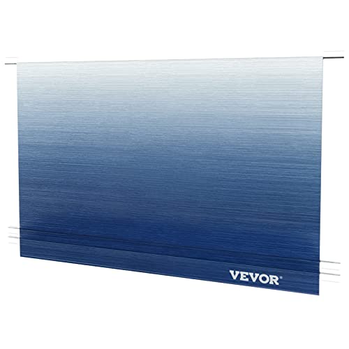 VEVOR RV Awning, 15 ft (Fabric Size: 14' 2") Awning Replacement Fabric, Premium Grade Waterproof Vinyl, Universal Outdoor Canopy RV Replacement Fabric for Camper, Trailer,and Motor Home, Slate Blue