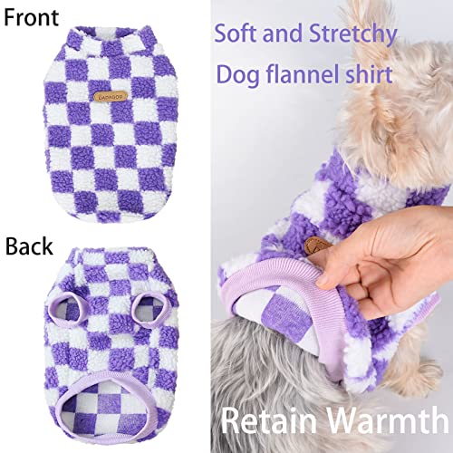 Dosuyi Dog Sweaters for Small Dogs, Warm Pet Dog Clothes Boy Girl, Soft Thick Fleece Puppy Clothing Chihuahua Cat Coat