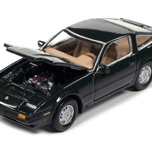 1984 300ZX Dark Green w/Black Stripes Classic Gold Collection Ltd Ed to 12480 pcs 1/64 Diecast Model Car by Johnny Lightning JLCG029-JLSP243 B