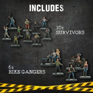 Wargames Delivered Project Z Starter Set - Zombie Miniatures for Miniature War Game, and Model War by Warlord Games