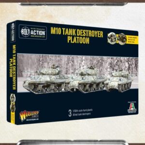 Wargames Delivered Bolt Action Tank War Miniatures - US Army M10 Tank Destroyer Platoon, World War 2 Miniatures, Bolt Action US Tank Model 28mm Scale Miniature War Game by Warlord Games