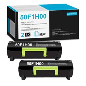 ms310 ms410 toner cartridge - dophen 2 pack 501h 50f1h00 high yield black toner cartridge replacement for lexmark ms310 ms310d ms312 ms315 ms410 ms415 ms510 ms610 printer