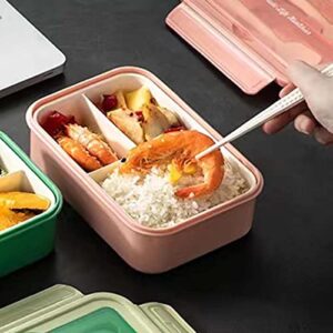 Tinaforld 1400ML Bento box for Adults, Insulated Bento Box Adult Lunch Box with Built-in Utensils, knife and fork, Leakproof, Durable, BPA-Free and Food-Safe Materials