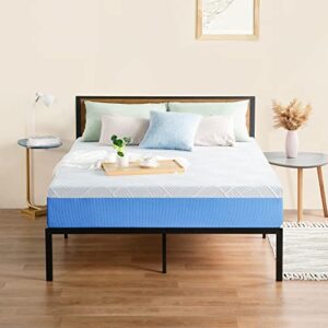 olee sleep 10 inch cool silk gel memory foam mattress, full