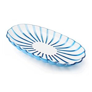 serving trays tray serving tray oval tray multipurpose petal tray home decor for all occasions elegant decorative tray (color : a)