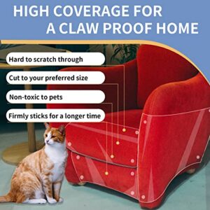 Cat Scratch Furniture Protector, Anti Scratch Furniture Protector, Couch Protector, 6pack 17 X 12 Inches & 2pack 17 X 6 Inches Furniture Protectors from Cats