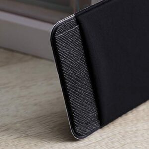 Mikikit Phone Wallet Phone Wallet Phone Wallet Phone Wallet 2pcs Self with Black Back Pocket Adhesive Holder Cell Patch Pu Cover Phone Wallet