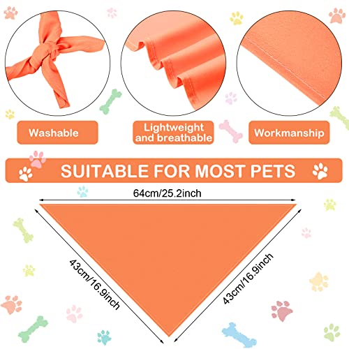 60 Pcs Dog Bandanas Bulk Heat Transfer Dog Bibs Sublimation Dog Bandana Blank DIY Triangle Washable Dog Bibs Scarfs Adjustable Pet Bandana Kerchief Apparel Accessories for Dog Puppy Cat Pet (L Size)