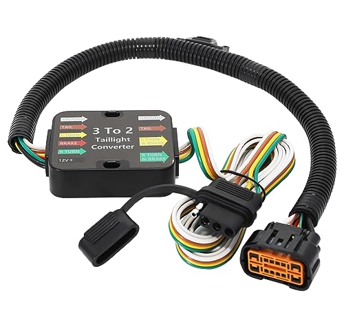 Oyviny Custom 4 Way Trailer Wiring Harness 56420 for 2019-2023 Hyundai Santa Fe/2020-2022 Palisade/2022-2024 Hyundai Santa Cruz/2022-2023 Tucson, for 2020-2022 Kia Telluride/2022-2024 Carnival