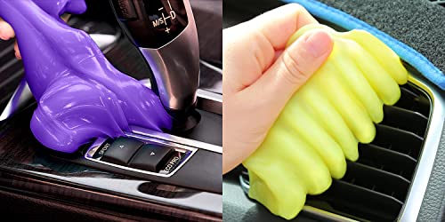 Cleaning Gel for Car, Car Cleaning Kit Universal Detailing Automotive Dust Car Crevice Cleaner Auto Air Vent Interior Detail Removal Putty Cleaning Keyboard Cleaner for Car Vents, PC, Laptops, Cameras